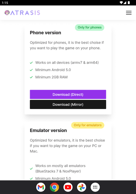 Atrasis - Download the Original Server